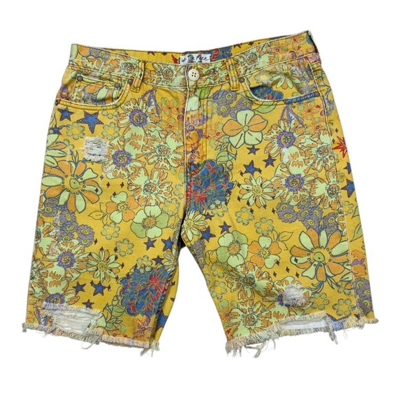 Free People | Shorts | Free People We The Free Alani Print Cutoff Short ...